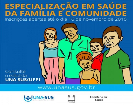 Inscrições abertas para o primeiro curso de especialização da UNA-SUS ...