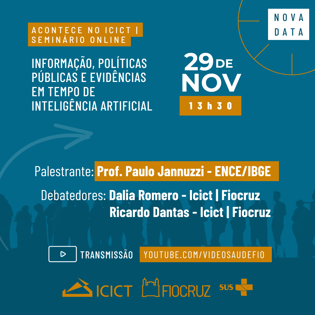 Pós-graduação do Icict/Fiocruz recebe Paulo Januzzi em aula aberta ...