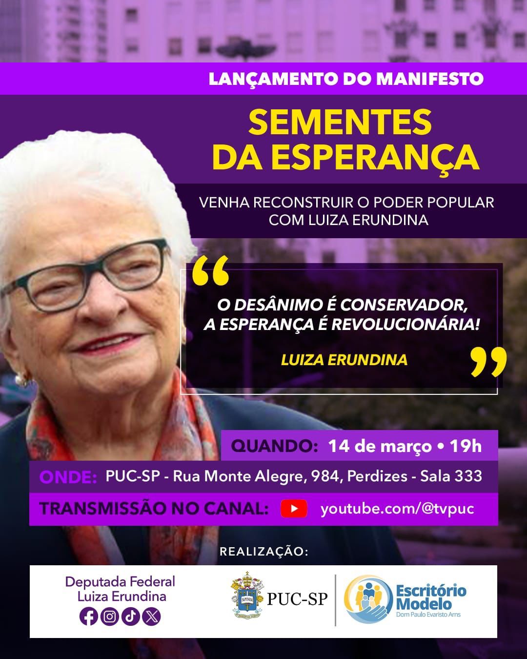 SEMENTES DA ESPERANÇA - Núcleos de Base pelo reencantamento do mundo ...